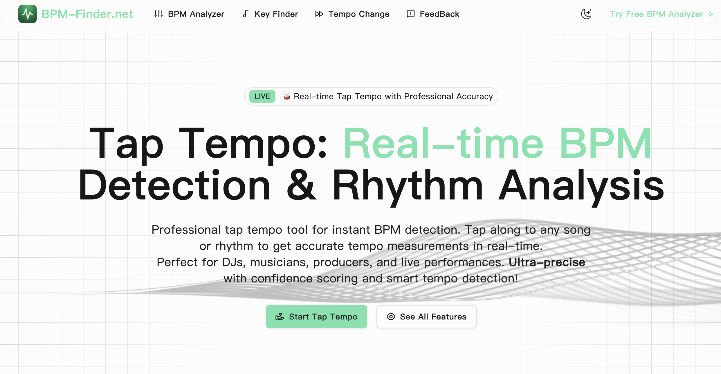 Tap Tempo - Real-time BPM Detection & Rhythm Analysis